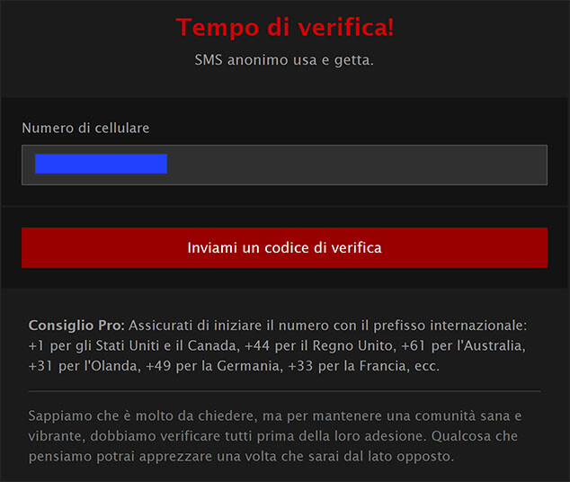 La prima cosa da dire è che in fase di registrazione ci verranno ...